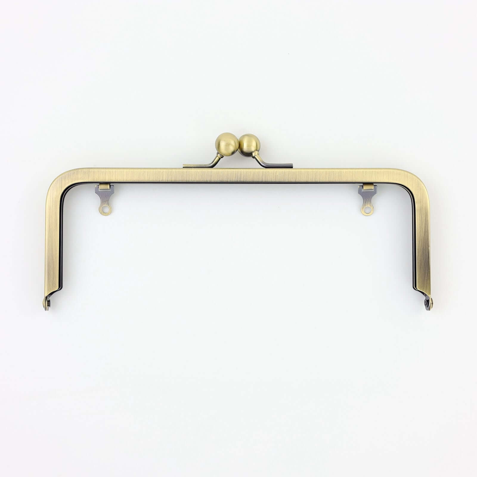8 x 3 inch Antique Brass Metal Purse Frame | SUPPLY4BAG