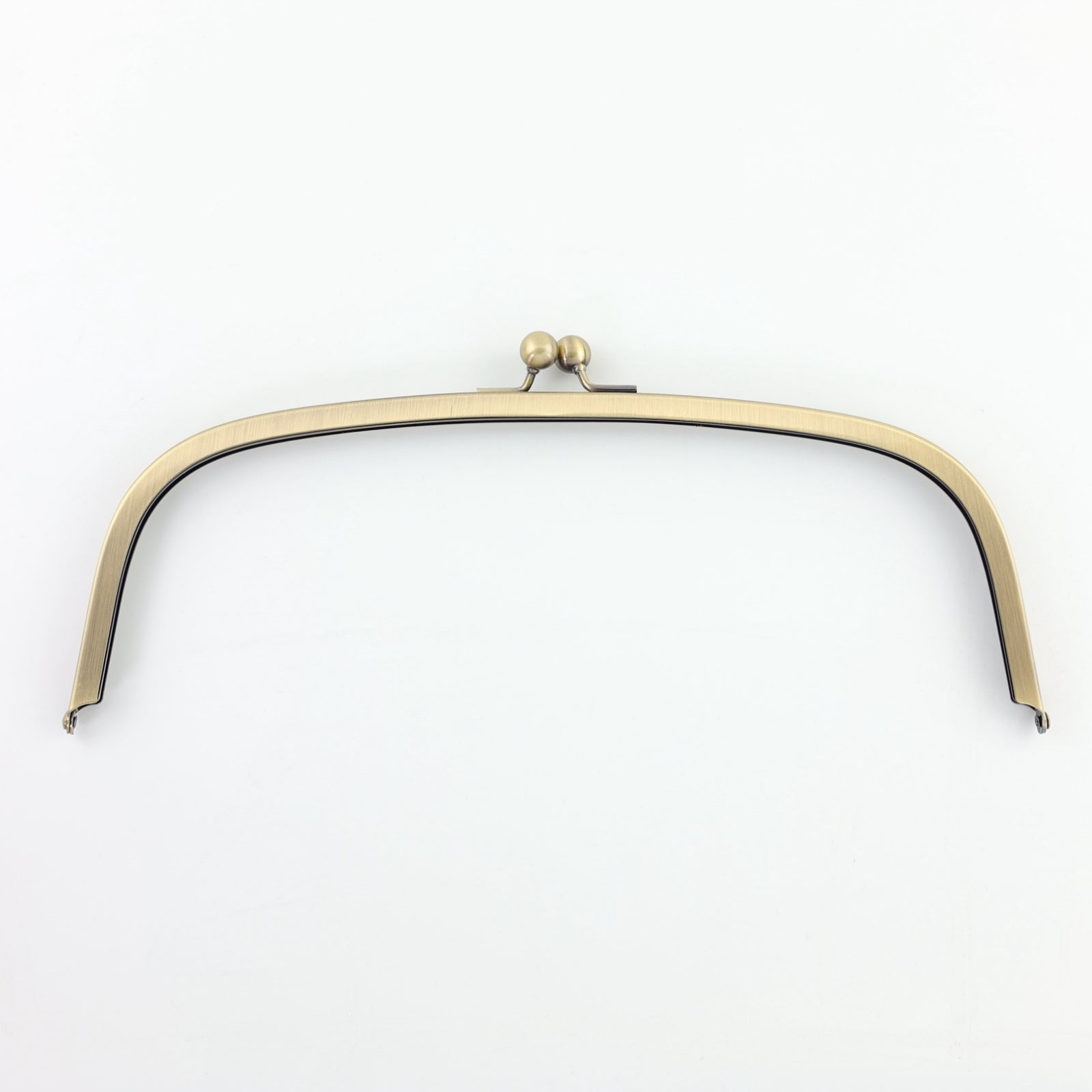 12 3/4 x 4 1/2 inch - Antique Brass Arch Shape Metal Purse Frame