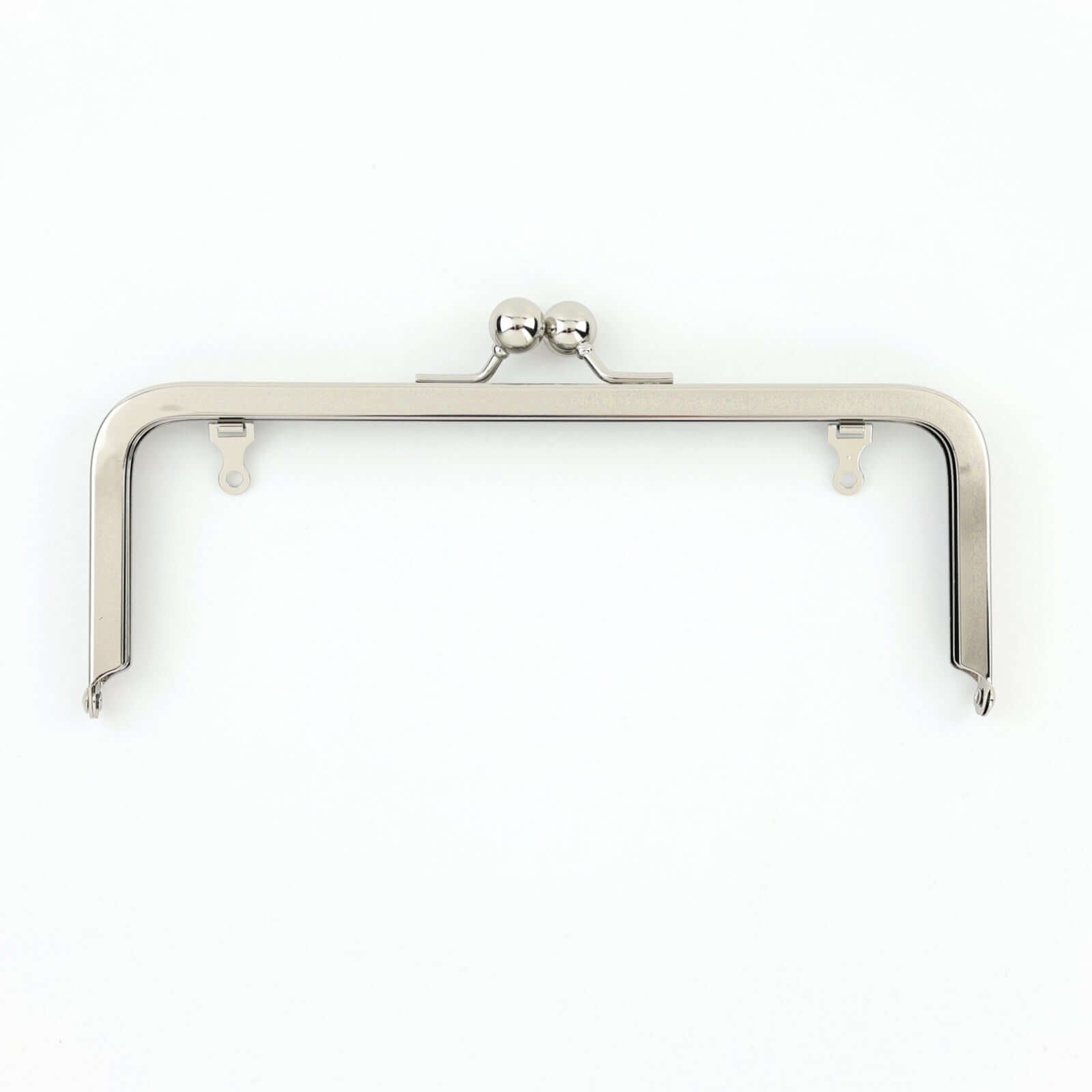 8 x 3 inch Silver Kisslock Metal Purse Frame WHOLESALE | SUPPLY4BAG