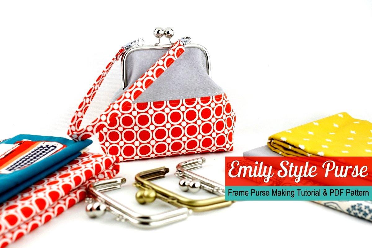 Emily Frame Purse Bag Making Tutorial PDF Pattern | SUPPLY4BAG